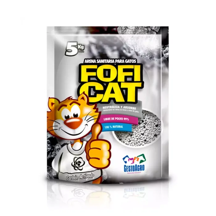 ARENA FOFI CAT CARBON ACTIVADO 5KG – IJMR Clínica Veterinaria
